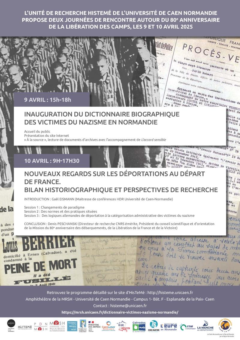 #Lancement : Dictionnaire biographique numérique des victimes du nazisme en Normandie ...